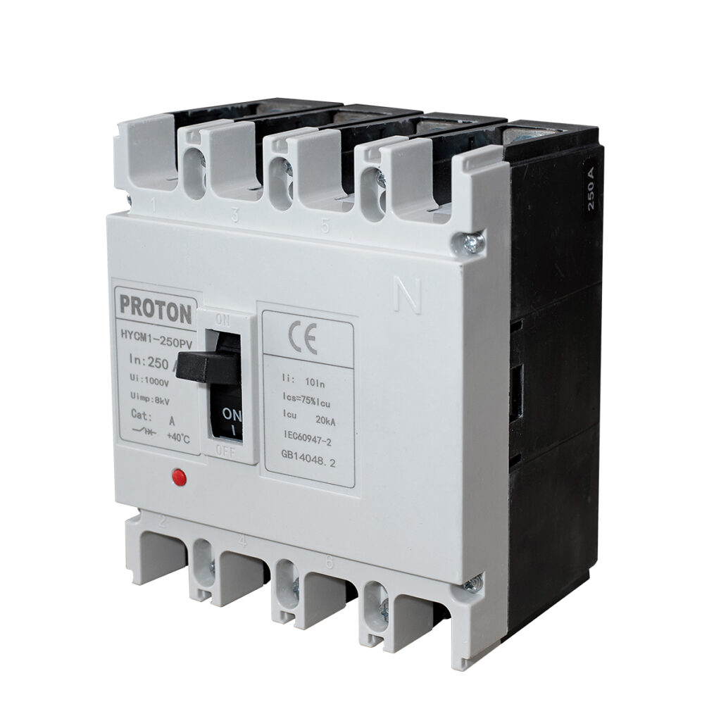 250PV 250A 2P DC 1000V MCCB Proton Breaker - Proton Power System
